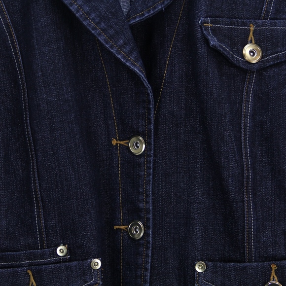 Cato | Jackets & Coats | Dark Denim Jean Jacket Womens 2628 W | Poshmark